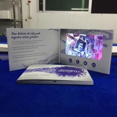 China Digital innovation Business development tool 7'' lcd screen video brochure with best resolution advertising video book for sale