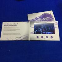 China Digital Innovation Lcd Video Booklet With Built In Memory Video Brochure Card for sale