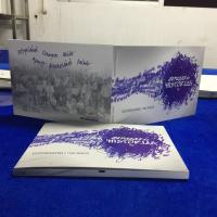 China Digital Innovation Lcd Video Booklet With Built In Memory Video Brochure Card for sale