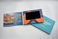 China Customizable Promotional Custom Video Brochures Lcd Video Greeting Card for sale