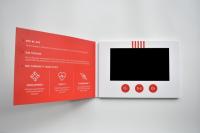 China 2019 creative design 7inch screen size lcd video mailer video in print brochure Growth Marketing for Healthcare for sale