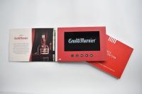 China 2019 creative design 7inch screen size lcd video mailer video in print brochure video brand card  for retail marketing for sale