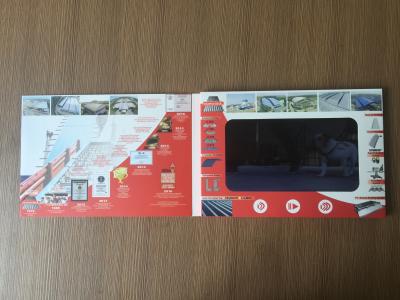 China Innovative Marketing Lcd Video Greeting Card Video Brochure Mailer for sale