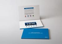 China Advertisement Video Business Card Paper 4.3 Inch For Marketing for sale