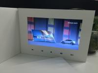 China White 10.1 Inch Custom Video Ecard Video Brochure Mailer With Button Control for sale
