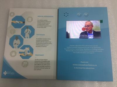 China 5 Inch Video Card Mailer For Pharmaceuticals Market Birthday for sale