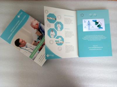 China Marketing Digital Video Book IPS Screen For Pharmaceutical Event for sale