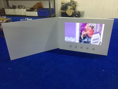 China 7 Inch Video Greeting Card With No Printing TFT Screen 153x86mm Display Area for sale