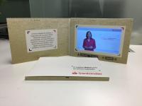 China 7 Inch Portable Video Birthday Invitation Card With Multiple Video Buttons for sale