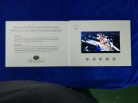 China Innovative Video Card Mailer Lcd Screen For Food Distribution for sale