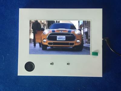 China 7 Inch LCD Video POP Display Paper Card Digital Signage Witn Button Control for sale