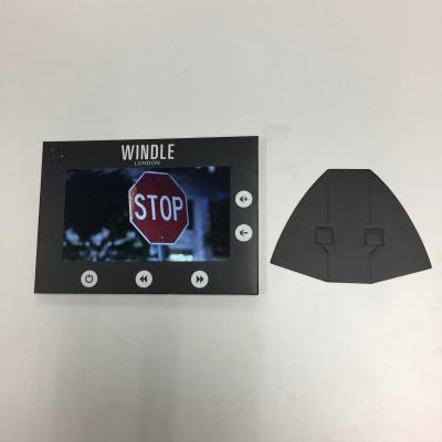 China Paper High Impact LCD Video Brochure With Paper Holder Custom Design for sale