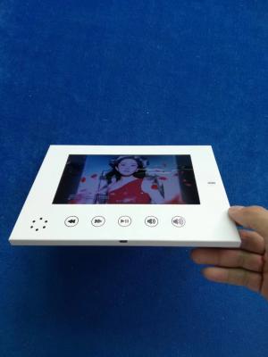 China Promotional Paper Video Greeting Card White Blank Card Digital Display for sale