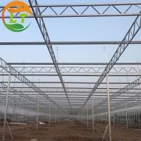 China High Yield Glass Greenhouse Featuring Multi-span Design and Plant Growing Instruction for sale