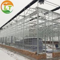 China Multi-Span Agricultural Greenhouses with Hot-Dip Galvanized Steel and Smart System for sale
