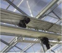 China Black Greenhouse Kits Reducer Gear Motor For Ventilation With Glass Cover Material for sale