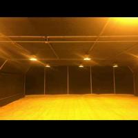 China Length 30-100m Hoop House Light Deprivation Greenhouses for Mushroom Large for sale