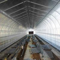 China Greenhouse Design for Small Fish Farming and Poultry Cultivation Length Customizable for sale