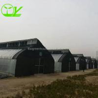 China Single-Span Agricultural Greenhouse Mini Mushroom Greenhouse with Optional Irrigation for sale