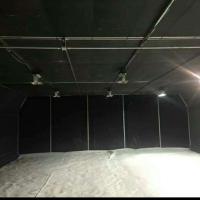 China 2.8-3.5m Roof Height Blackout Light Deprivation Greenhouse for Herbs Tomato and Flowers for sale