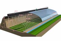 China Traditional Film Solar Greenhouse Large and Durable for Vegetable Cultivation for sale