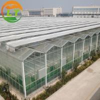 China Multi-span Glass Greenhouse Agricultural Instruction with Super Strong Resistance for sale