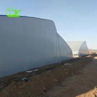 China Agricultural Solar Greenhouses with Ventilation System and Customizable Arch Space for sale