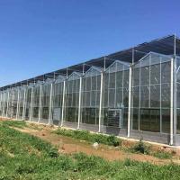 China Instruction for Agricultural Glass Hydroponics System Commercial Greenhouses Frame for sale
