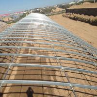 China Agricultural Solar Greenhouses with Ventilation System and Customizable Arch Space for sale