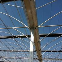China Large Hot Galvanized Steel Structure Gutter Connected Greenhouse with Height 3.0-4.8m for sale