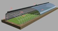 China Film Cover Winter Solar Greenhouse Kits for Extended Growing Season for sale