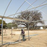 China Single Layer Roof and Side Ventilation Namibia Commercial Greenhouse for Tomatoes Farming for sale