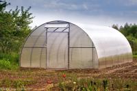 China Mini Greenhouses UV Resistant Agricultural Durable Plastic Film and Sides Ventilation for sale