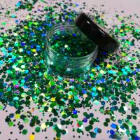 China for eyeshadow polyester glitter pigment powder face glitter loose powder for sale