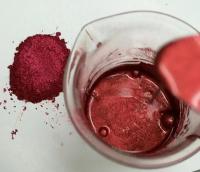 China Deep Red Metallic Pigment For Epoxy Resin Pigment Mica Powder for sale