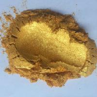 China Gold metallic pigment mica powder for paint and printing pearl pigment for sale