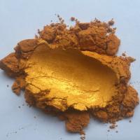China For epoxy resin metallic gold color mica powder pigment for sale
