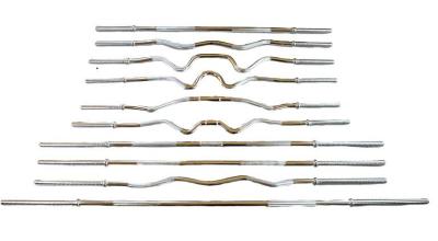 China Bodybuilding Free Weight Exercise Equipment gym Barbell Olympic EZ Bar for sale