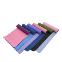 China 183x61cm Double Layer Yoga Mat , 15mm Tpe Material Yoga Mat for sale
