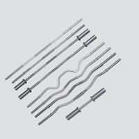 China Cold Galvanizing Steel Free Weight Exercise Equipment Olympic Barbell Bar for sale