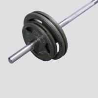China Cold Galvanizing Steel Free Weight Exercise Equipment Olympic Barbell Bar for sale