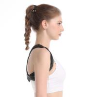 China Nylon Sports Protection Equipment Black Clavicle Back Posture Corrector for sale