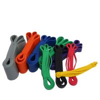 China Latex Pull Up Resistance Bands , L208*T0.45mm Gym Resistance Bands for sale