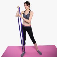 China Latex Pull Up Resistance Bands , L208*T0.45mm Gym Resistance Bands for sale
