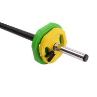China Cast Iron Free Weight Exercise Equipment 2.5kg Bar Weight Lifting Barbell for sale
