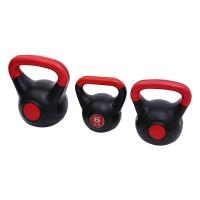 China 30lb Cement Kettlebell Free Weight Exercise Equipment Colorful for sale