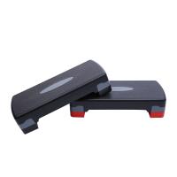 China 68cm Adjustable Step Platform For Sports , OEM Aerobic Adjustable Workout Step for sale