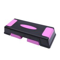China L70×W28×H22cm PP Pink Gym Exercise Equipment Adjustable Aerobic Step platform for sale