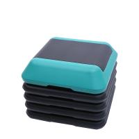 China L40*W40*H30cm Aerobic Exercise Step Platform , 4 Risers Step Aerobics Stepper for sale