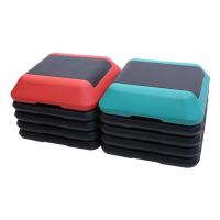 China L40*W40*H30cm Aerobic Exercise Step Platform , 4 Risers Step Aerobics Stepper for sale